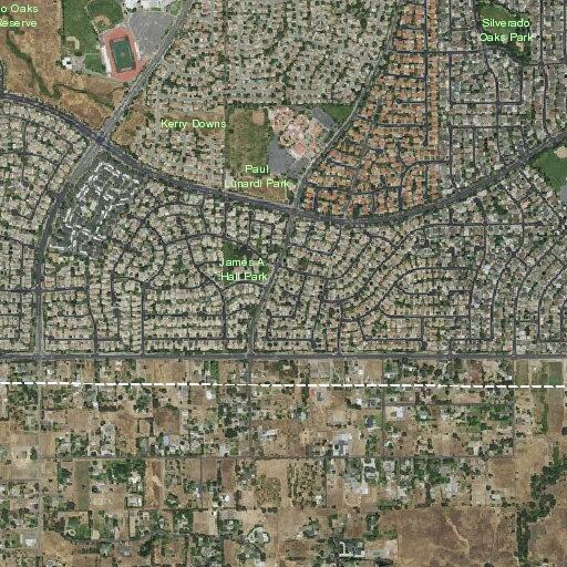 Car crashes into ditch on Baseline Road, Roseville CA | CrimeRadar