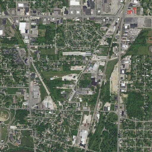 Downed utility lines close roads near recycling center, Muncie IN ...