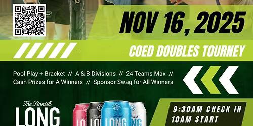 Long Drink Coed Doubles Tourney - November 16, 2025 | NewsBreak