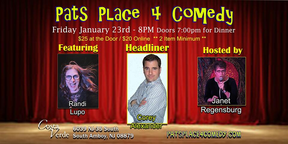 Corey Alexander Headlines at Costa Verde 1/23/2026 | NewsBreak