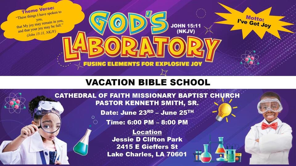 VBS 2025 - God’s Laboratory | NewsBreak