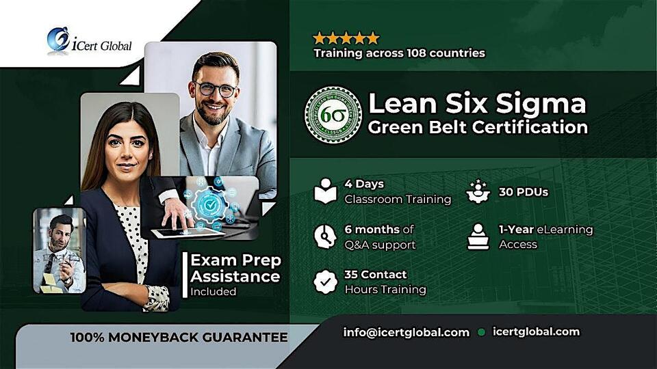 Lean Six Sigma Green Belt In-Person Training in Pierre, SD | NewsBreak