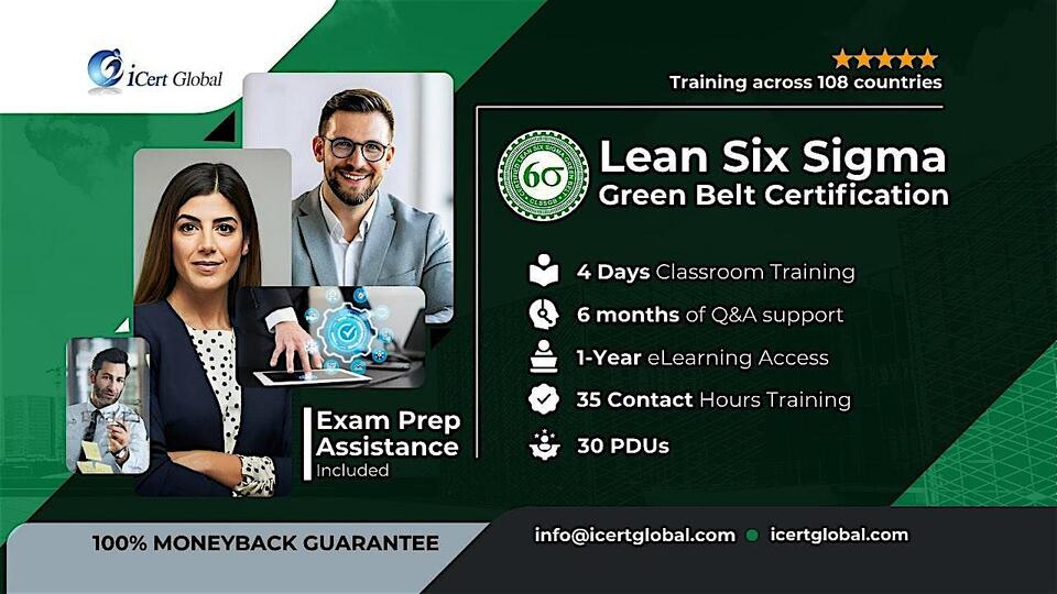 Lean Six Sigma Green Belt Weekend Classroom Training in Nacogdoches, TX ...