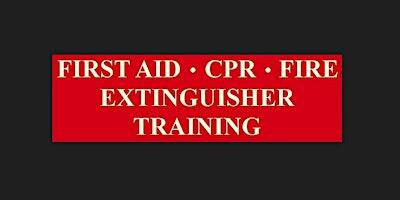 First Aid/CPR/Fire Extinguisher Training Public Safety Education 11.18. ...