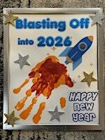 Blasting Off Into the New Year! Mommy & Me Handprint Art | NewsBreak