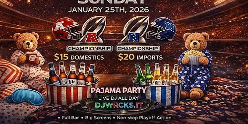 AFC & NFC CHAMPIONSHIP SUNDAY PAJAMA PARTY w/ #FIGUREYOSHITOUT | NewsBreak