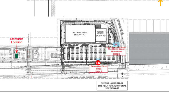 First Starbucks off main strip now under construction, will open this ...