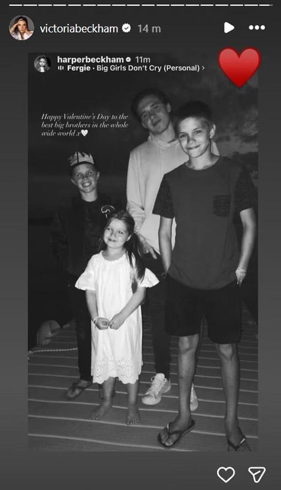 Victoria Beckham extends olive branch to son Brooklyn as she shares ...