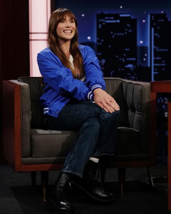 Elizabeth Olsen Stuns in Red Ruffled Dress at A24’s ‘Eternity ...