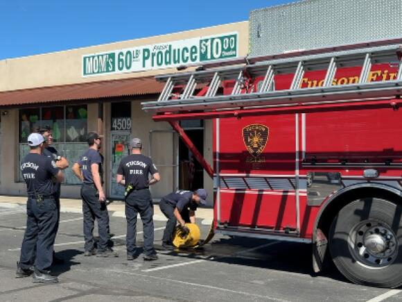"Market On The Move" food bank caught on fire - NewsBreak