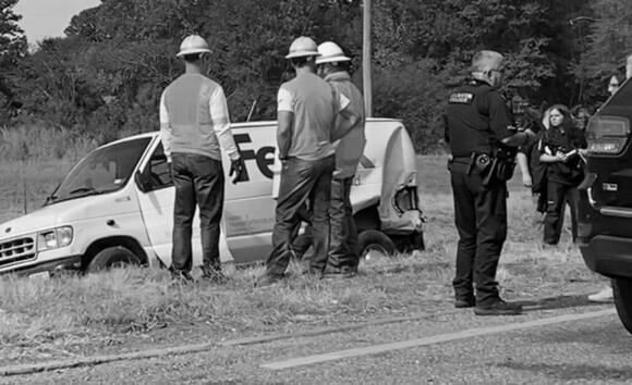 Fed Ex truck collided with black jeep on US 59 Thursday before ...