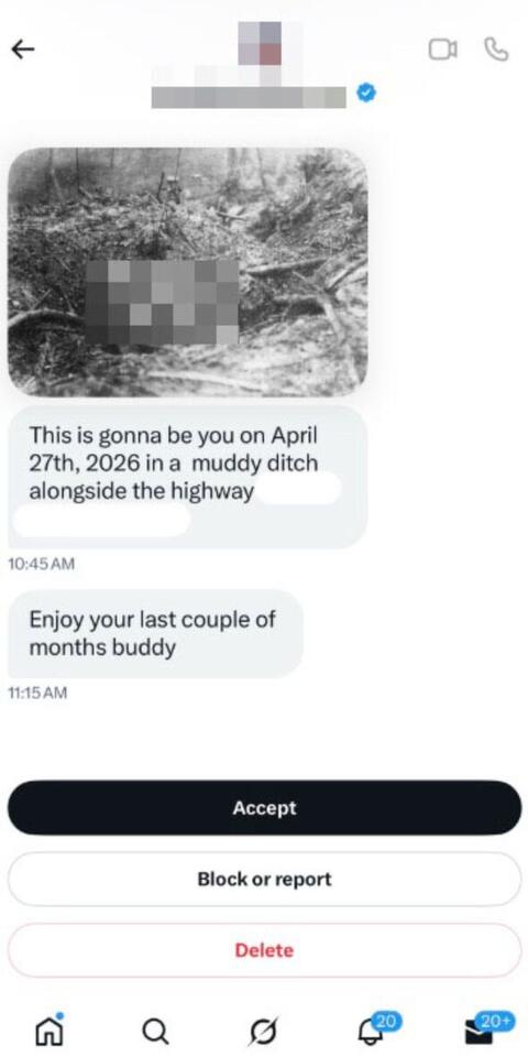 MAGA influencer receiving 'death threats' as date of potential attack ...