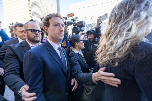 Billionaire Zuck Arrived at Landmark Trial in Ill-Fitting Suit - NewsBreak