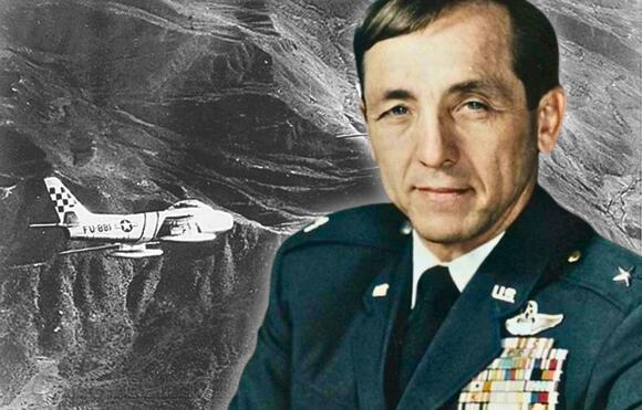 After his Republic F-105 Thunderchief was shot down, James Risner spent ...