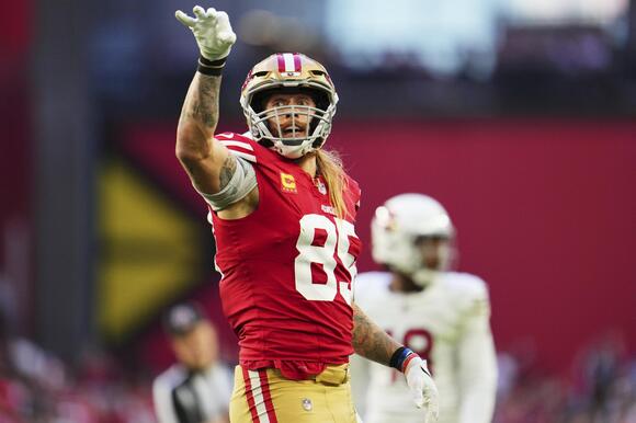 George Kittle reveals shocking 30-pound weight loss while recovering ...