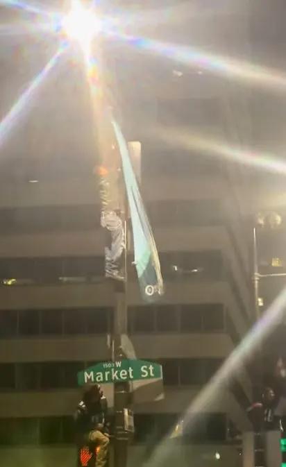 Eagles fan Tyler Sabapathy, 18, dies after falling from pole in wild ...