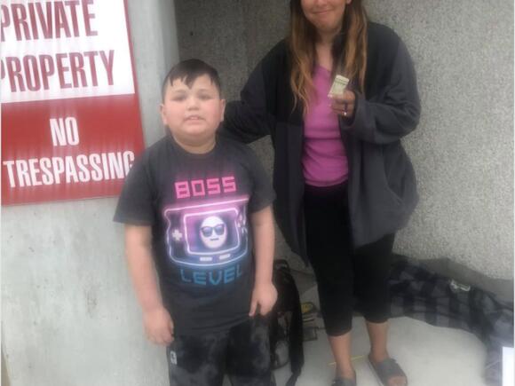 Boy gives his birthday money to homeless woman - NewsBreak