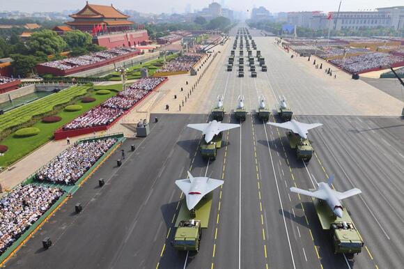 China's military parade reveals new hypersonic missiles, drone ...