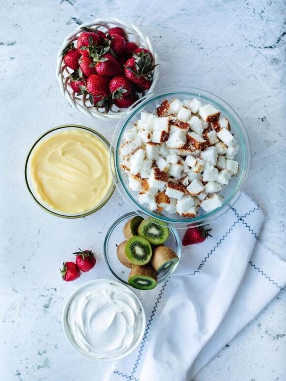 This Angel Food Cake Fruit Trifle Is the Light and Creamy Summer ...