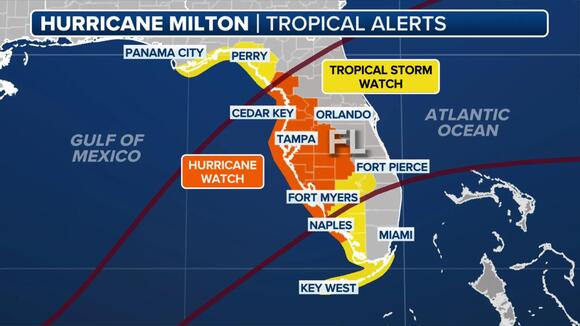 Hurricane Milton could be worst storm to hit Florida west coast in 100 ...