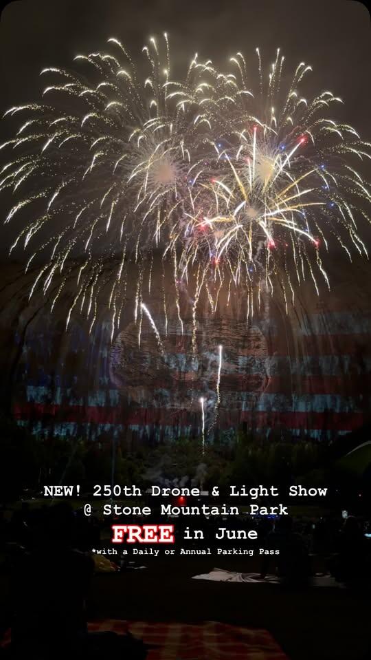 Free Drone & Light Show All June at Stone Mountain Park - NewsBreak