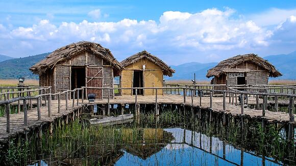 In 2026, water levels in Switzerland dropped, uncovering a 5,900-year ...