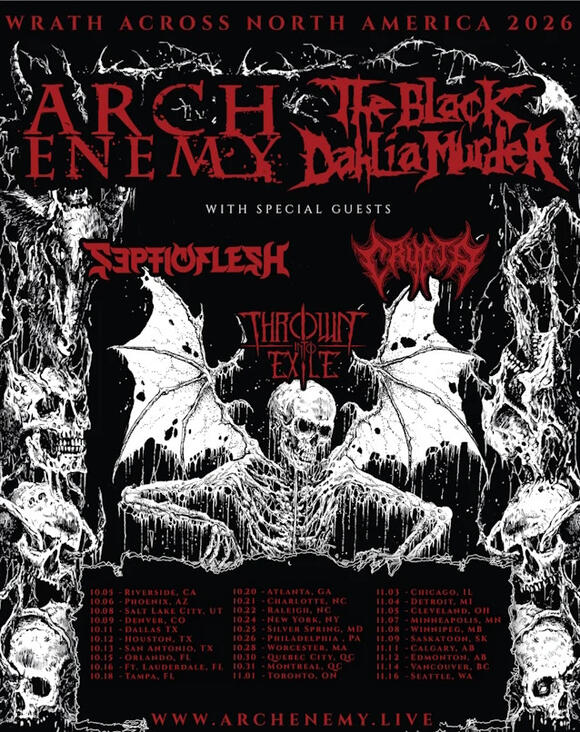 Lauren Hart Leads a New Era: Arch Enemy and The Black Dahlia Murder ...