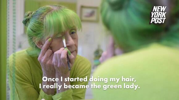 Meet the Green Lady of Brooklyn — who lives her life in one color ...
