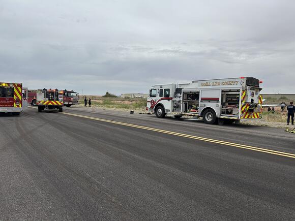 3 people hospitalized after small plane crash at Santa Teresa jetport ...