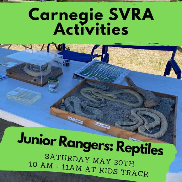 Jr. Ranger Activities at Carnegie SVRA May 30 - NewsBreak