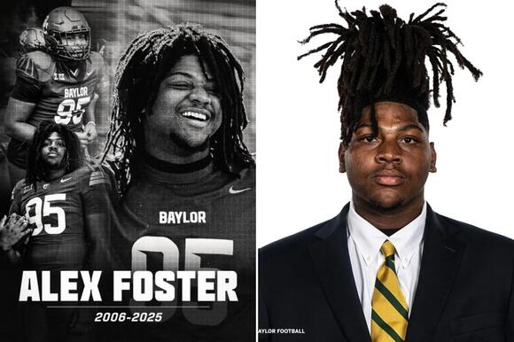 Baylor lineman Alex Foster killed at 18 in tragic shooting - NewsBreak