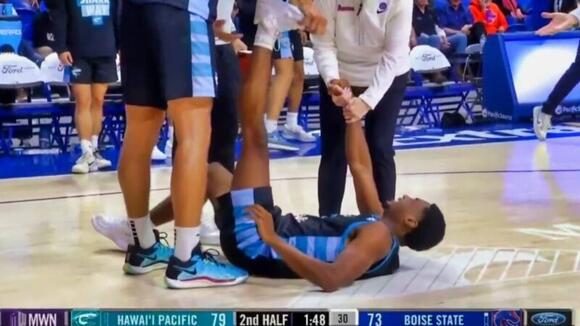 Trainers Dragged Injured Player Off The Court By His Arms & Legs In ...