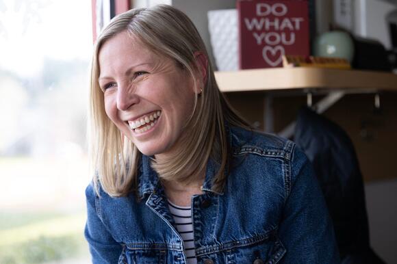 Marika Conrad encourages Hawks View students to give back and love ...