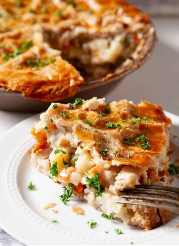 The Easiest Turkey Pot Pie Recipe That Guarantees a Golden, Flaky Crust ...