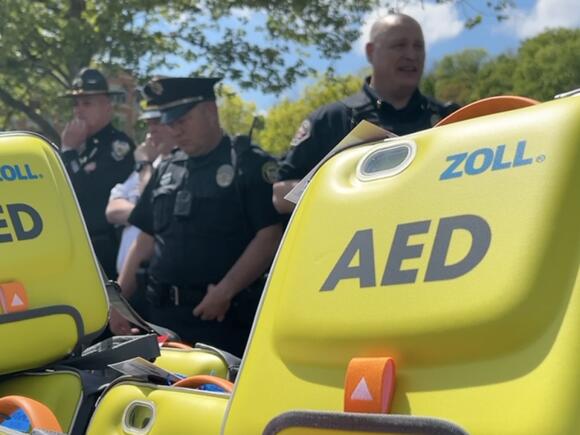 26 Hamilton County police departments receive life-saving AEDs