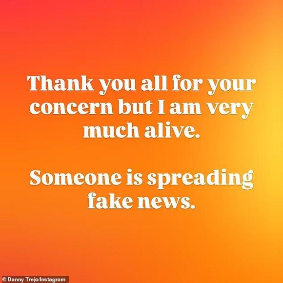 Danny Trejo, 81, shuts down viral death rumors spread by his former co ...