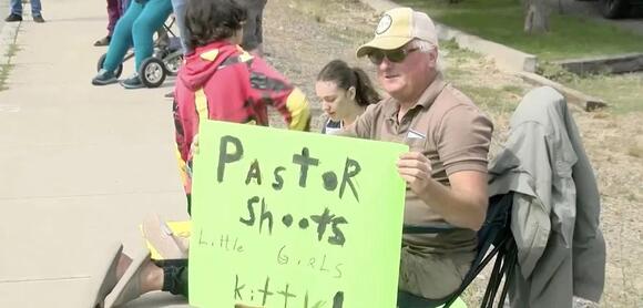 Protesters rally after Prineville pastor accused of shooting cat, owner ...
