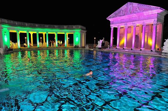 Hearst Castle swimming pool opened to visitors willing to pay $1,000 ...