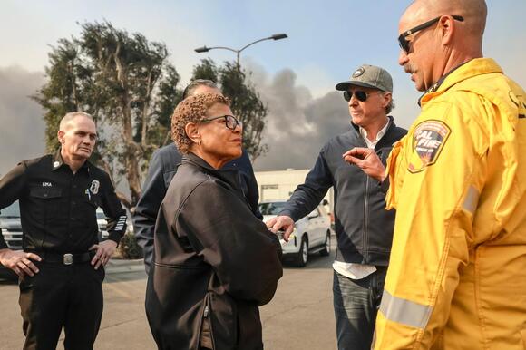 Why was LA Mayor Karen Bass in Ghana as devastating wildfires broke out ...