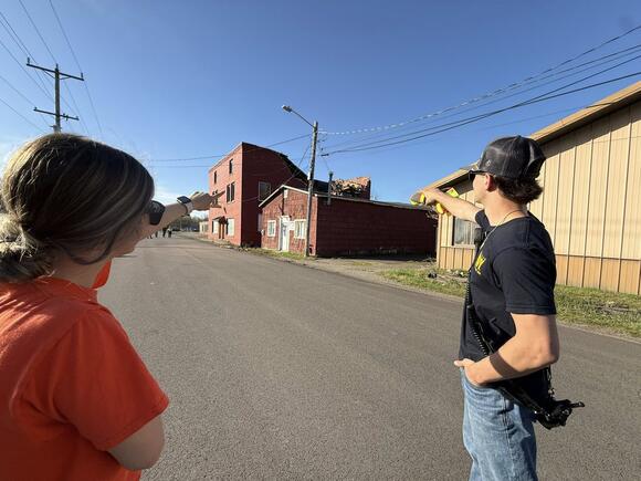 BREAKING: Large building in Wellsville collapses, water break, area ...