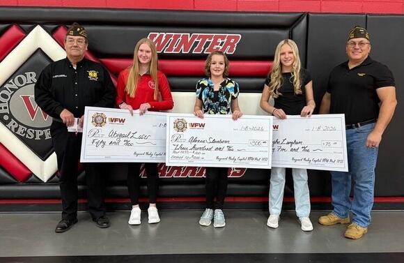 VFW awards student winners of patriotic essay contest - NewsBreak