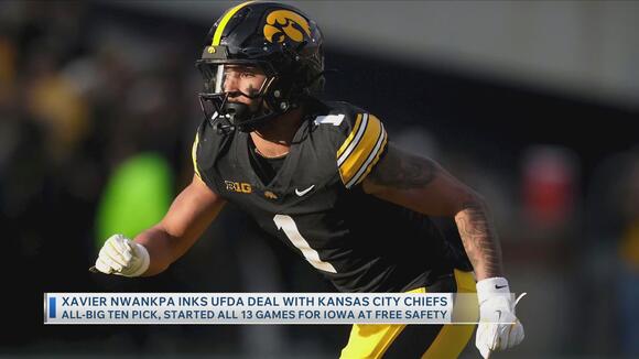 Iowa defensive back Xavier Nwankpa signs undrafted free agent deal with ...