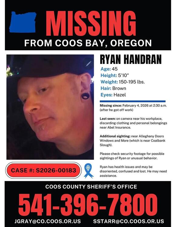 Update: Missing Person: Ryan Handran (45) - NewsBreak