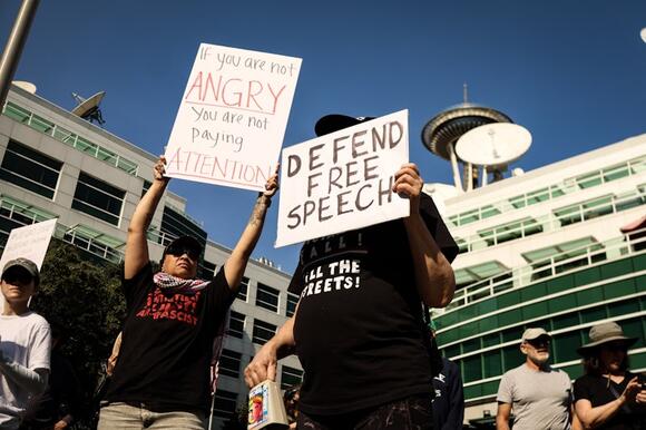 'Gimme my Jimmy.' Seattle protesters condemn KOMO, Sinclair's refusal ...