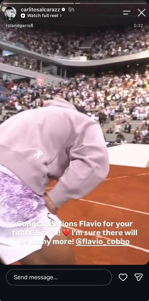 Iga Świątek, Carlos Alcaraz Lead Tennis World in Comforting Flavio ...