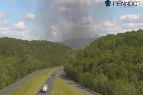 Tractor trailer fire closes portion of I-81 - NewsBreak