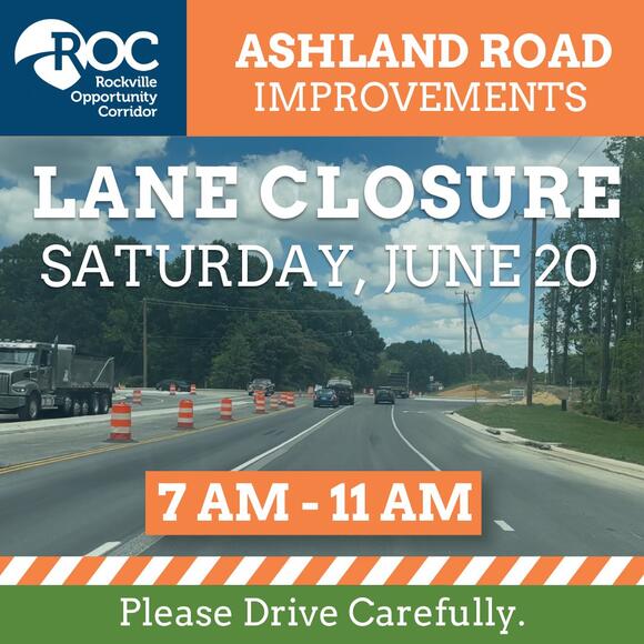 Lane Closure on Ashland Road June 20 - NewsBreak