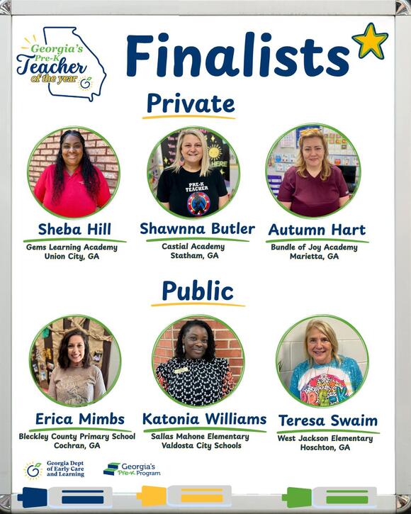 DECAL Announces Finalists for 2025-2026 Georgia’s Pre-K Program ...