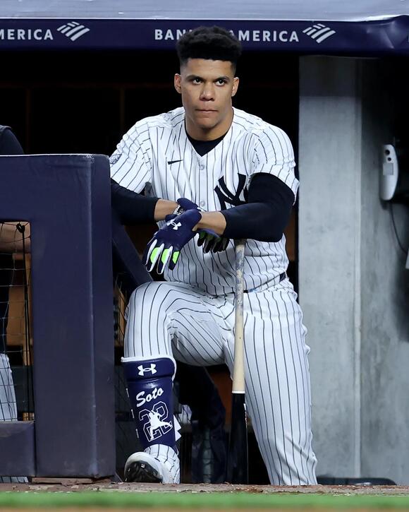 Yankees not rushing Juan Soto back as he misses second straight game with elbow issue