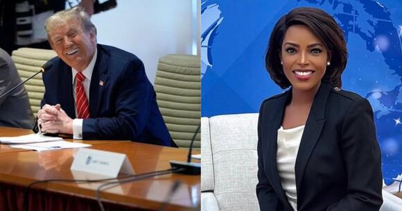 ‘You’re Very Beautiful’—Donald Trump Flirts with Reporter in Oval ...